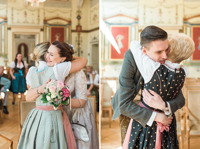 Hochzeitsfotograf München • Hochzeit in Tracht im Standesamt Ismaning
